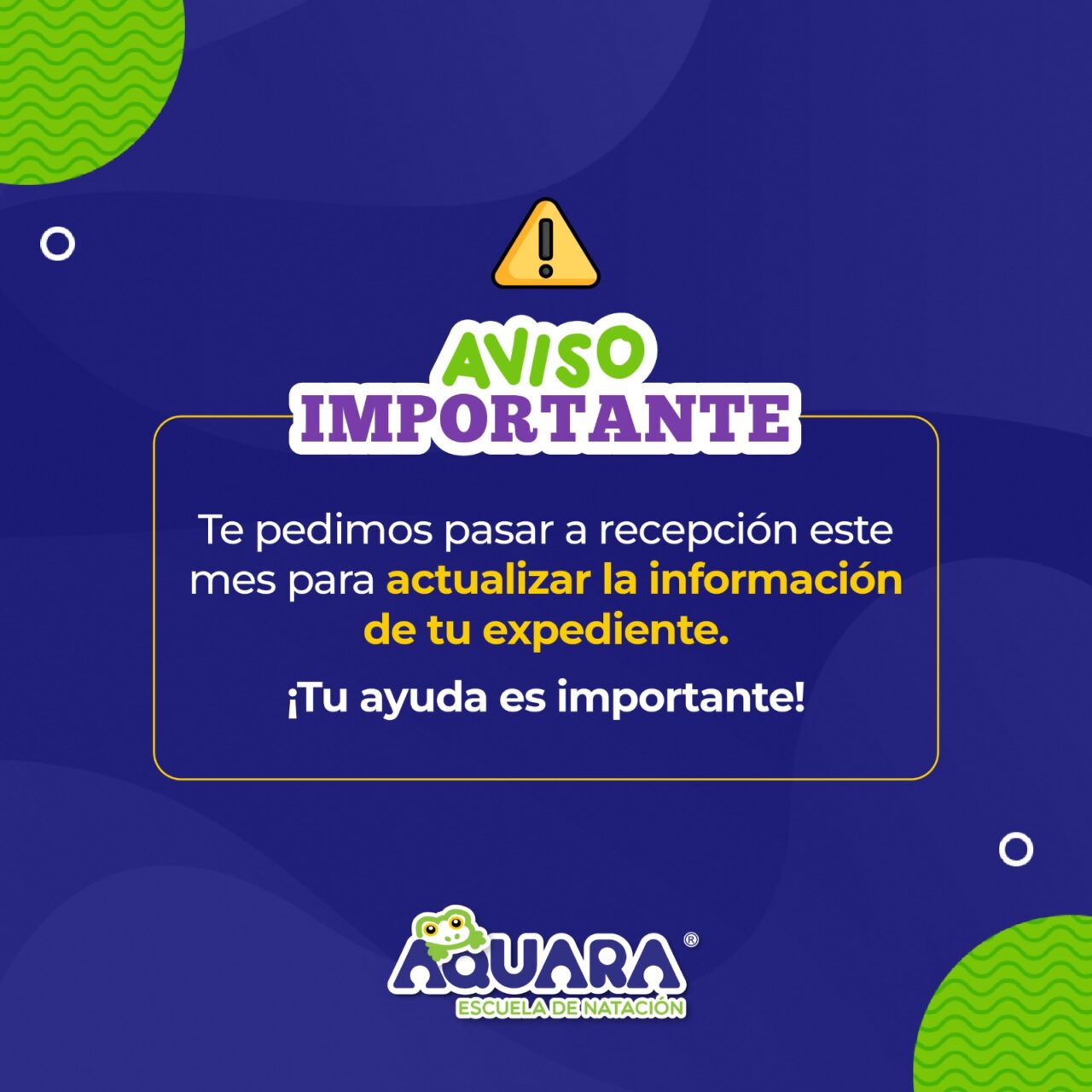 Aviso importante, Febrero 2024 | AQUARA